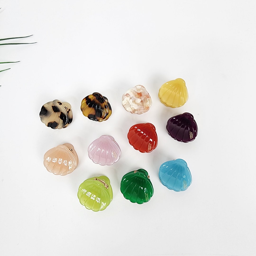 Modern Mini Shell Hair Claw Clip / Tortoise Shell French Hair Pin ...