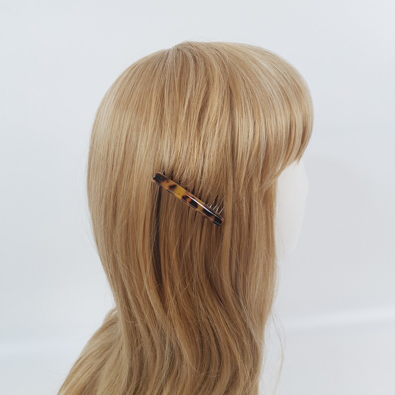 Leopard Jelly Straight Hair Comb Pin / Cute French Hair Pin / - Etsy
