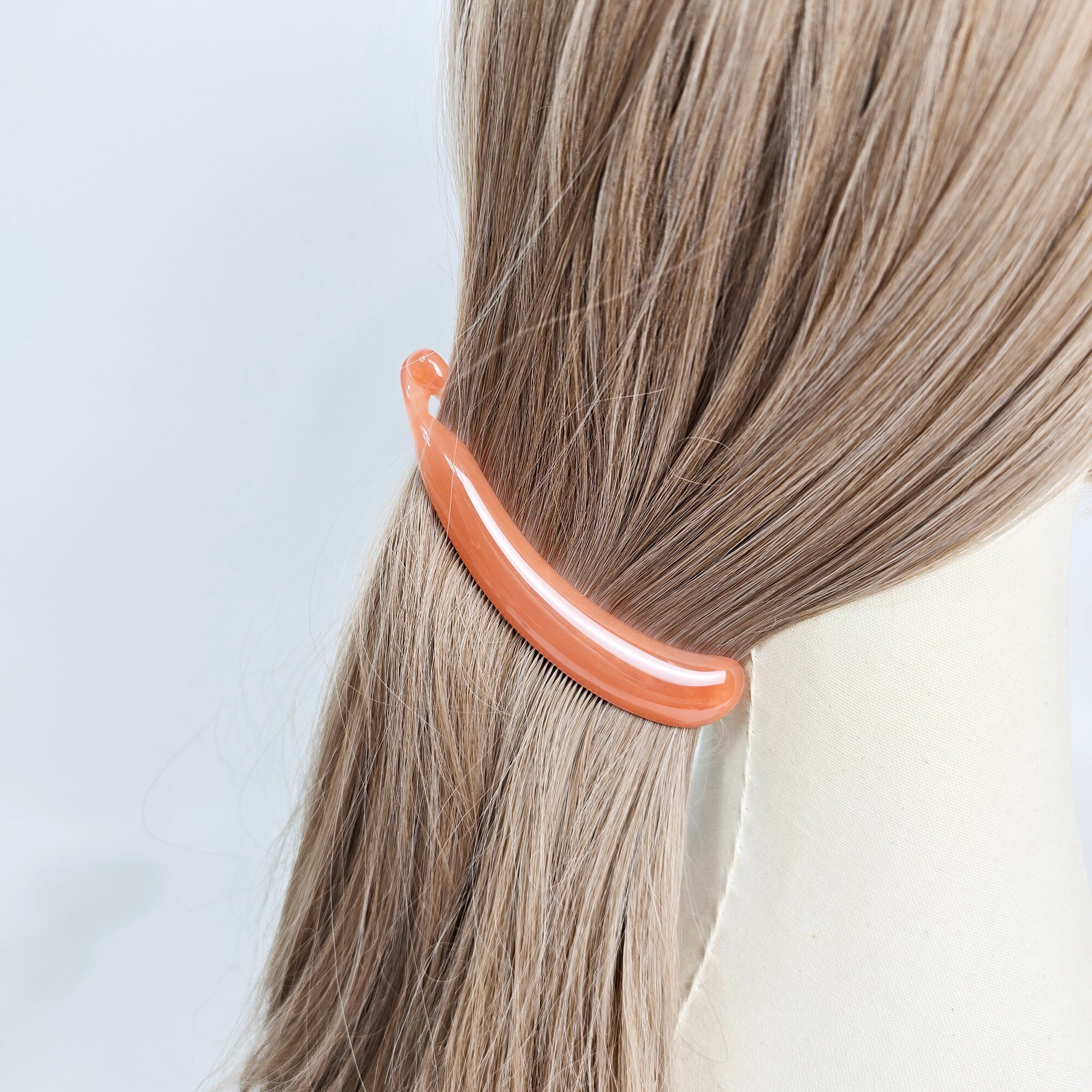 Luxurious New Color Full Round Banana Clip (4.3 Inch) / Tortoise Shell ...