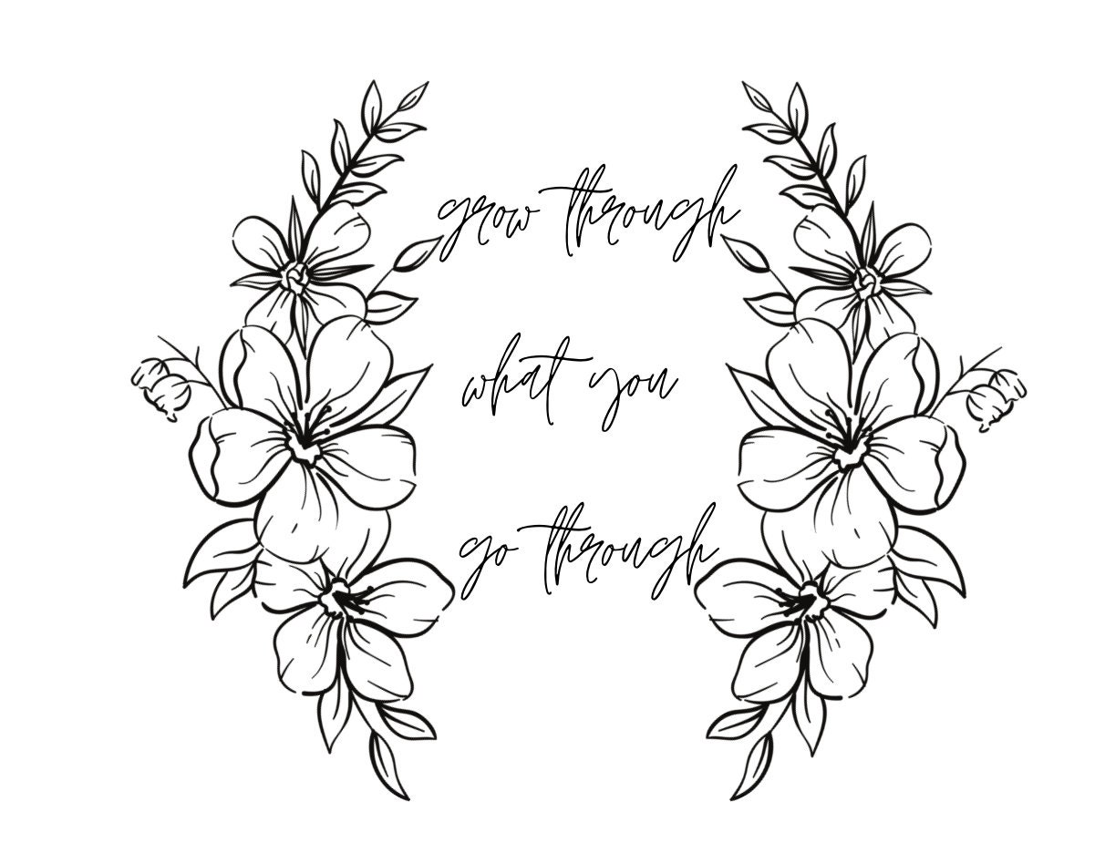 Self Love flower Design SVG & PNG - Etsy