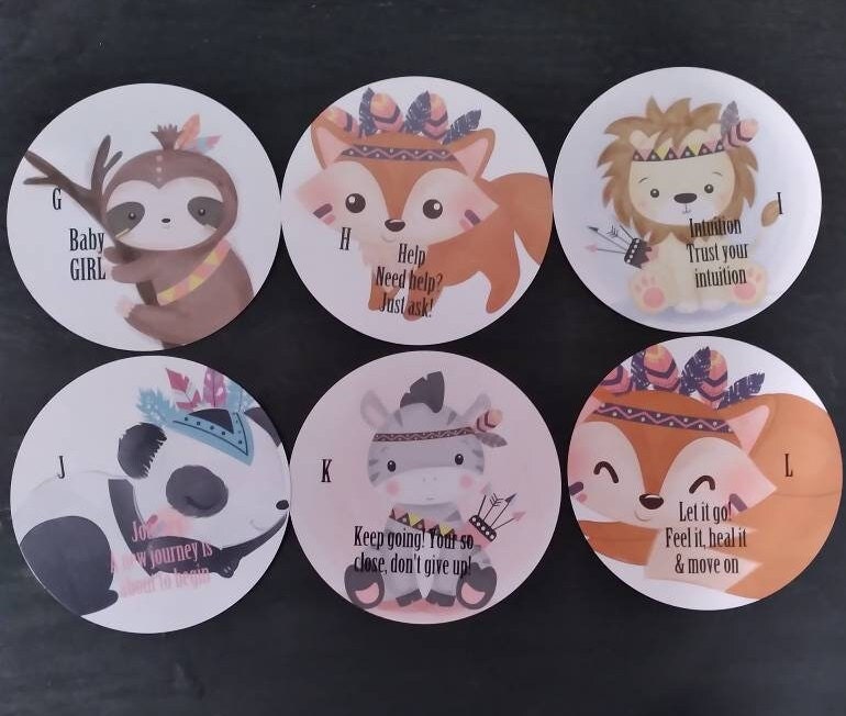 SPIRIT BABIES ABC'S Oracle Cards - Etsy