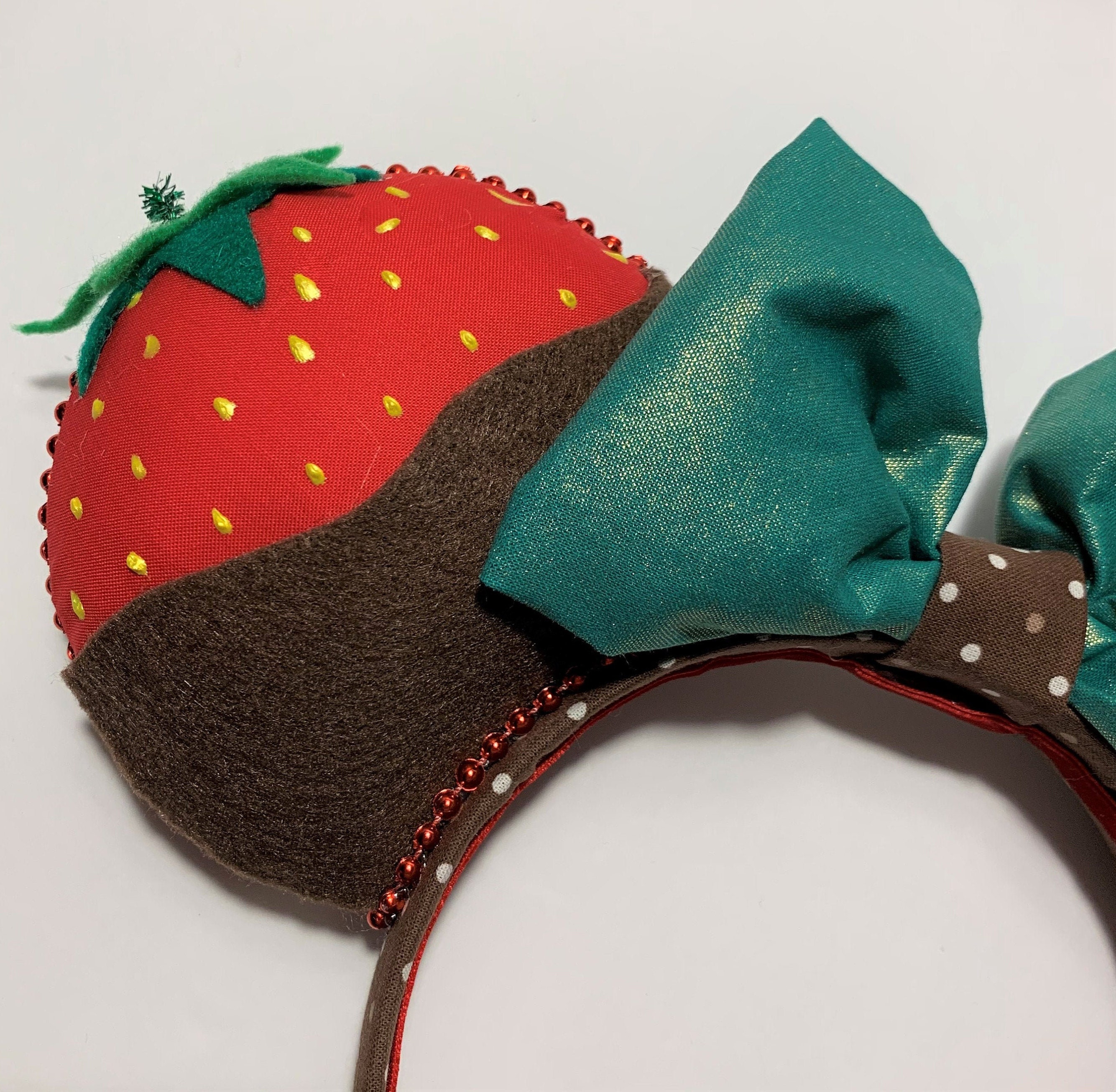 Chocolate Covered Strawberry Mickey Ears. Mickey Mouse Ears. | Etsy