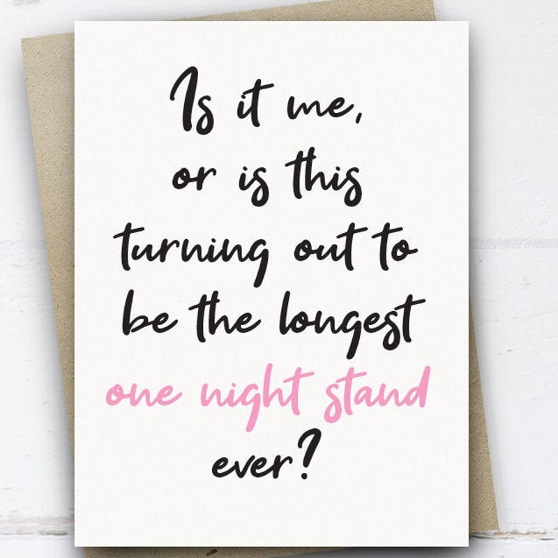 One Night Stand - Etsy