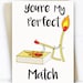 Perfect Match Card Funny Card Funny Anniversary Card for Her | Etsy