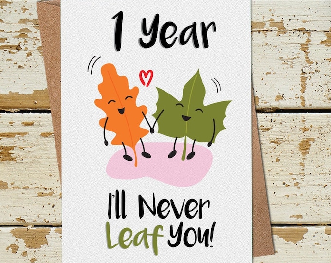 Funny 1st Anniversary Card Happy 365 Days Card First - Etsy