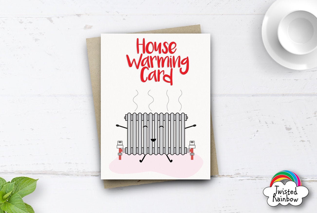 Funny House Warming Card, New Home Card, Funny New House Card ...