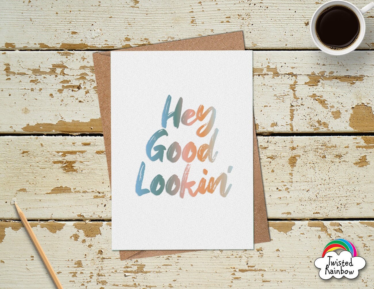 Hey Good Looking Card, Cute Birthday Card for Him Husband Boyfriend ...