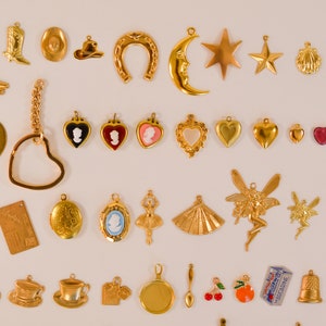 Build Your Own Custom Charm Bracelet |gold Plated Charm Bracelet ...