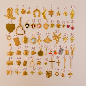 Build Your Own Custom Charm Necklace |gold Plated Charm Necklace ...