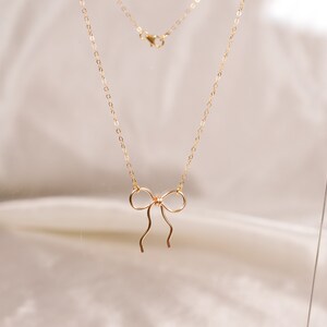 Bow Necklace |bow Necklace, Bow Statement Necklace, Bow Jewelry, Wire ...