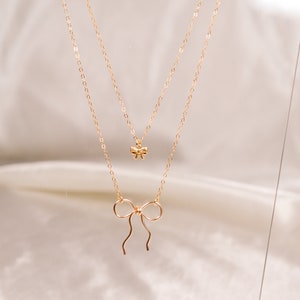 Bow Necklace |bow Necklace, Bow Statement Necklace, Bow Jewelry, Wire ...