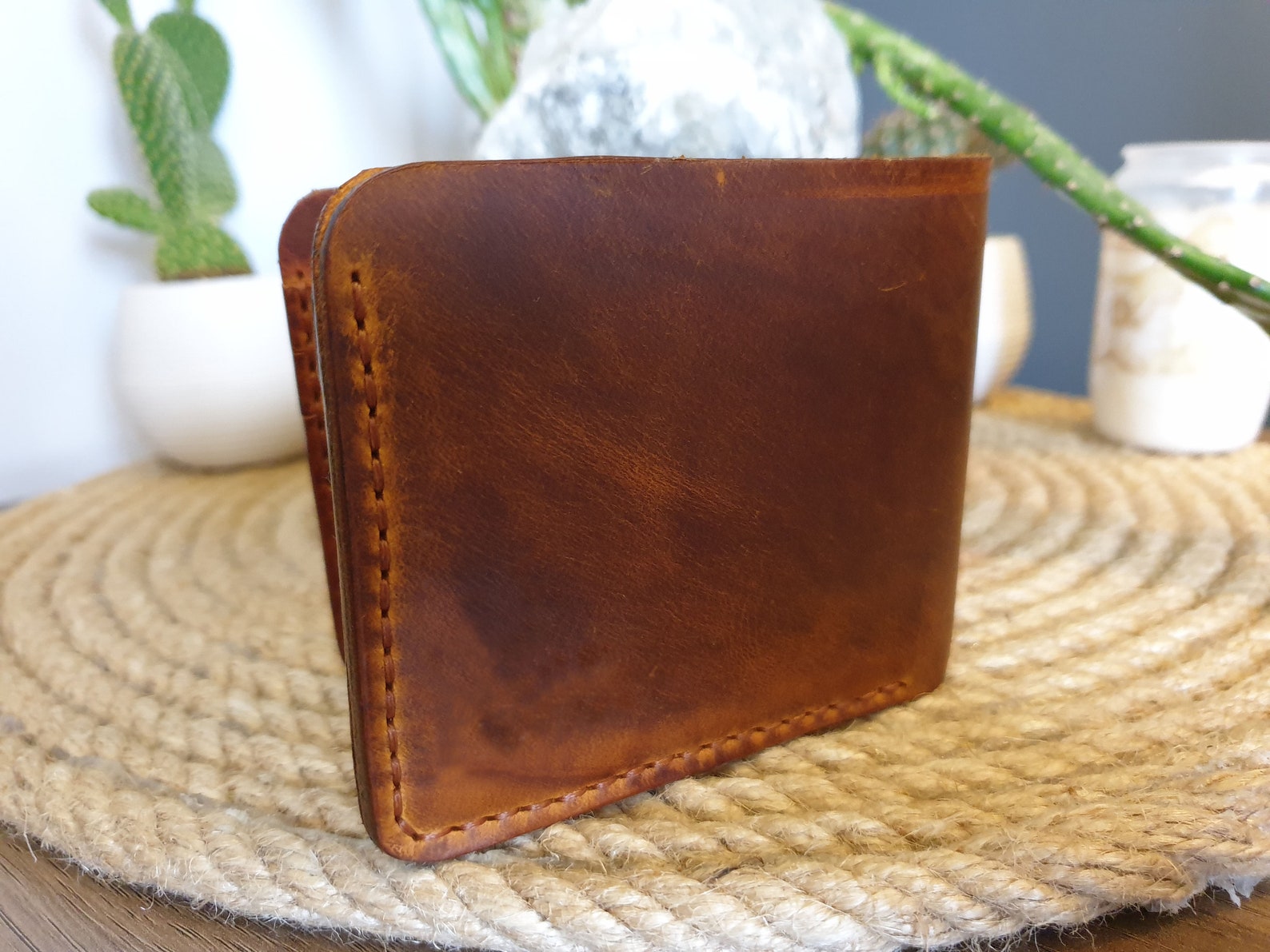Leather Wallet for Men, Handmade Leather Wallet, Handcrafted Leather ...