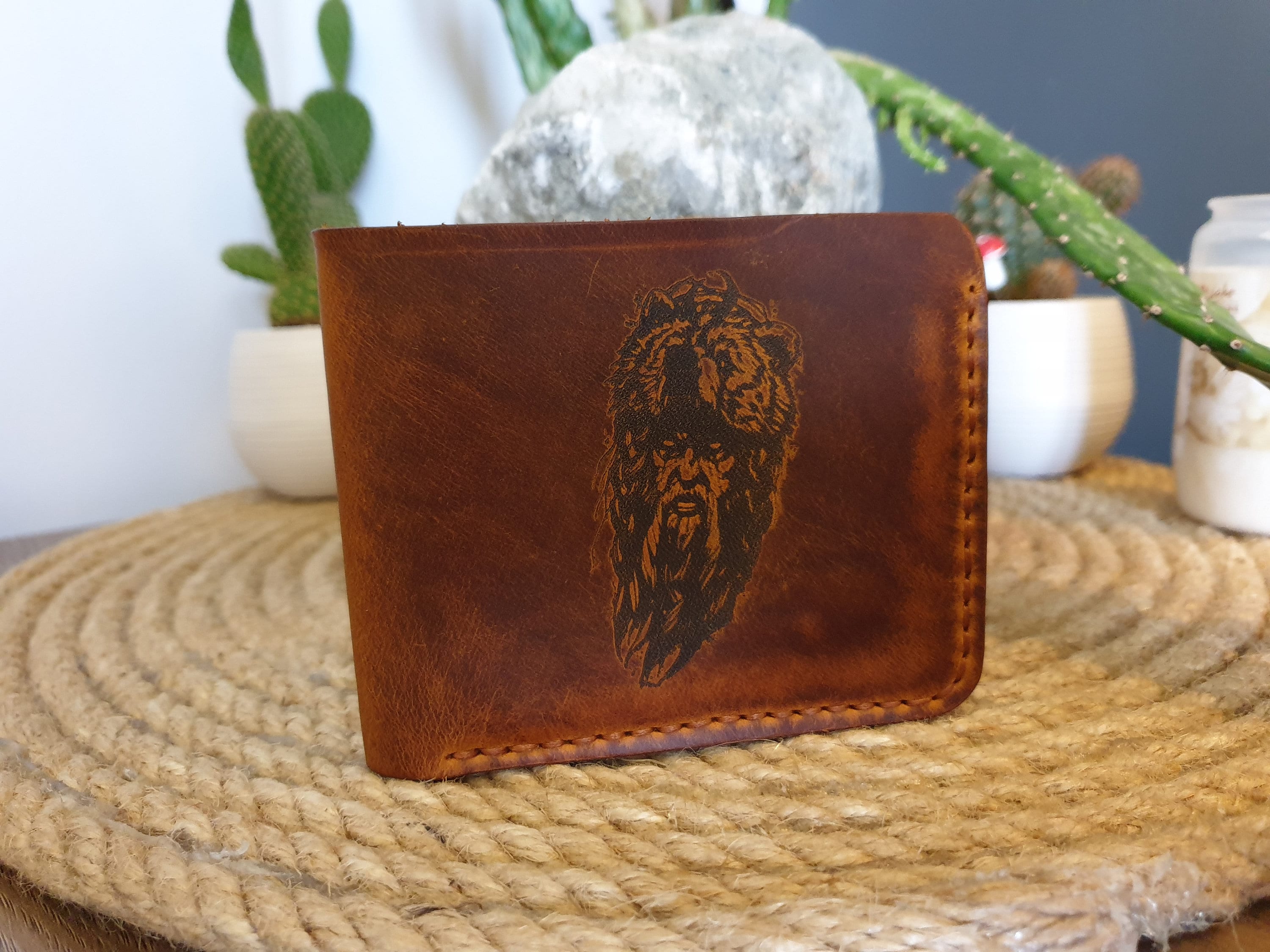 Leather Wallet for Men, Handmade Leather Wallet, Handcrafted Leather ...