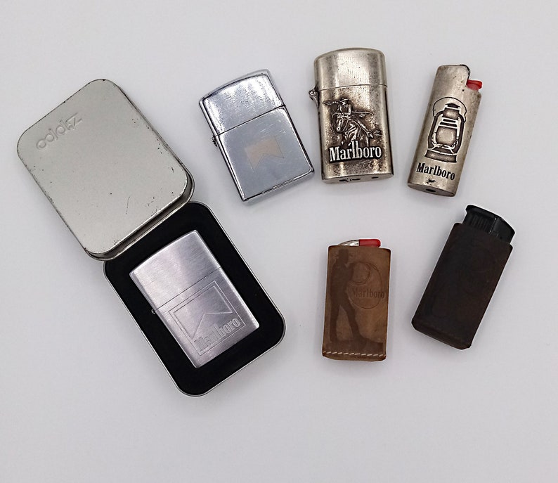 Marlboro Cigarettes Vintage Lighter Choice of One, Zippo Marlboro ...