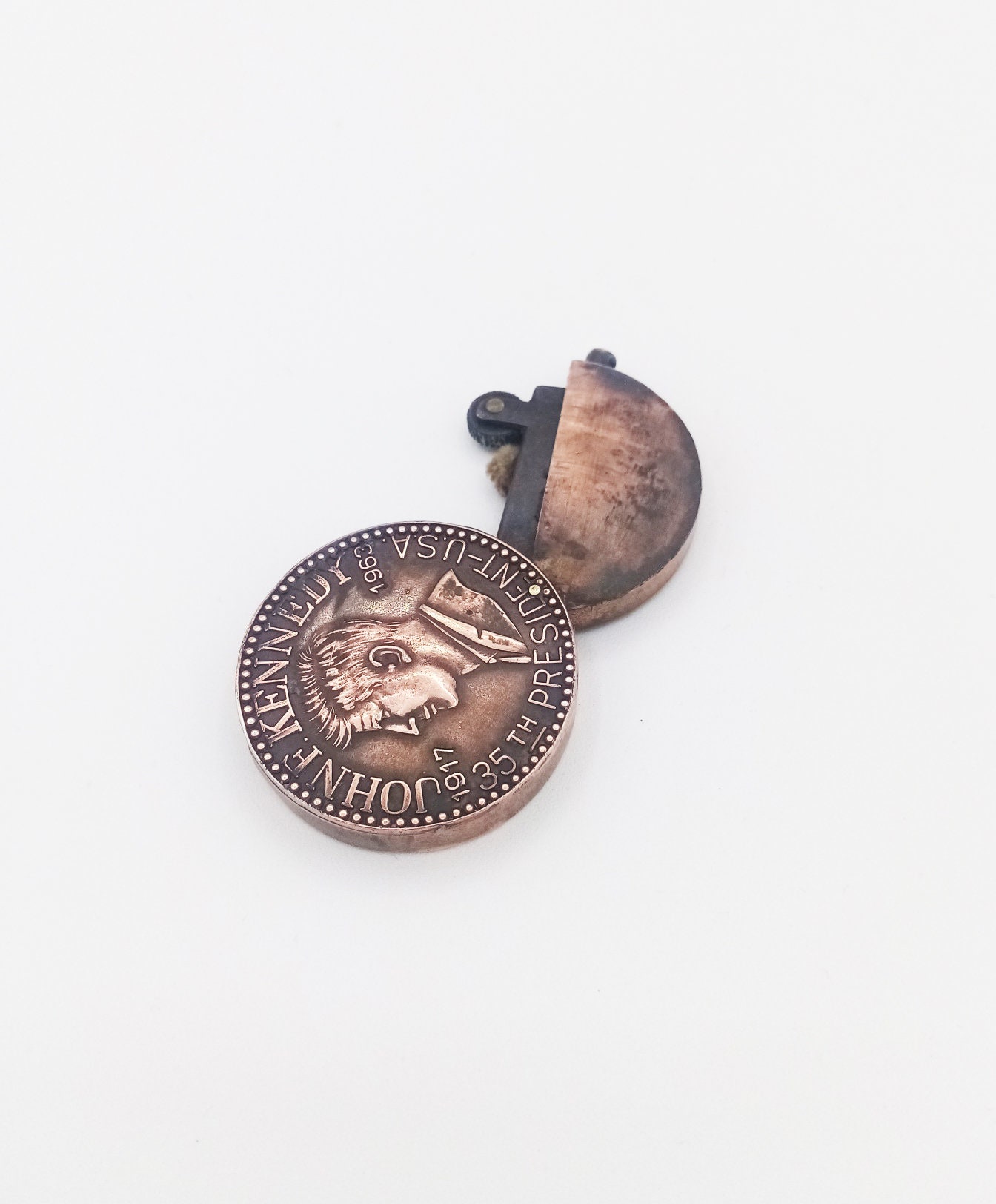 1960s John F Kennedy Coin Vintage Lighter, Vintage Lighters, Lighter ...