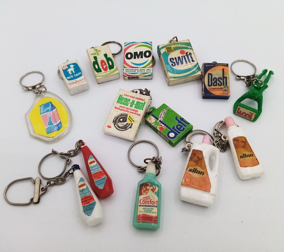 1960s Washing Machine Collection Keychain Choice of One, Detergent ...