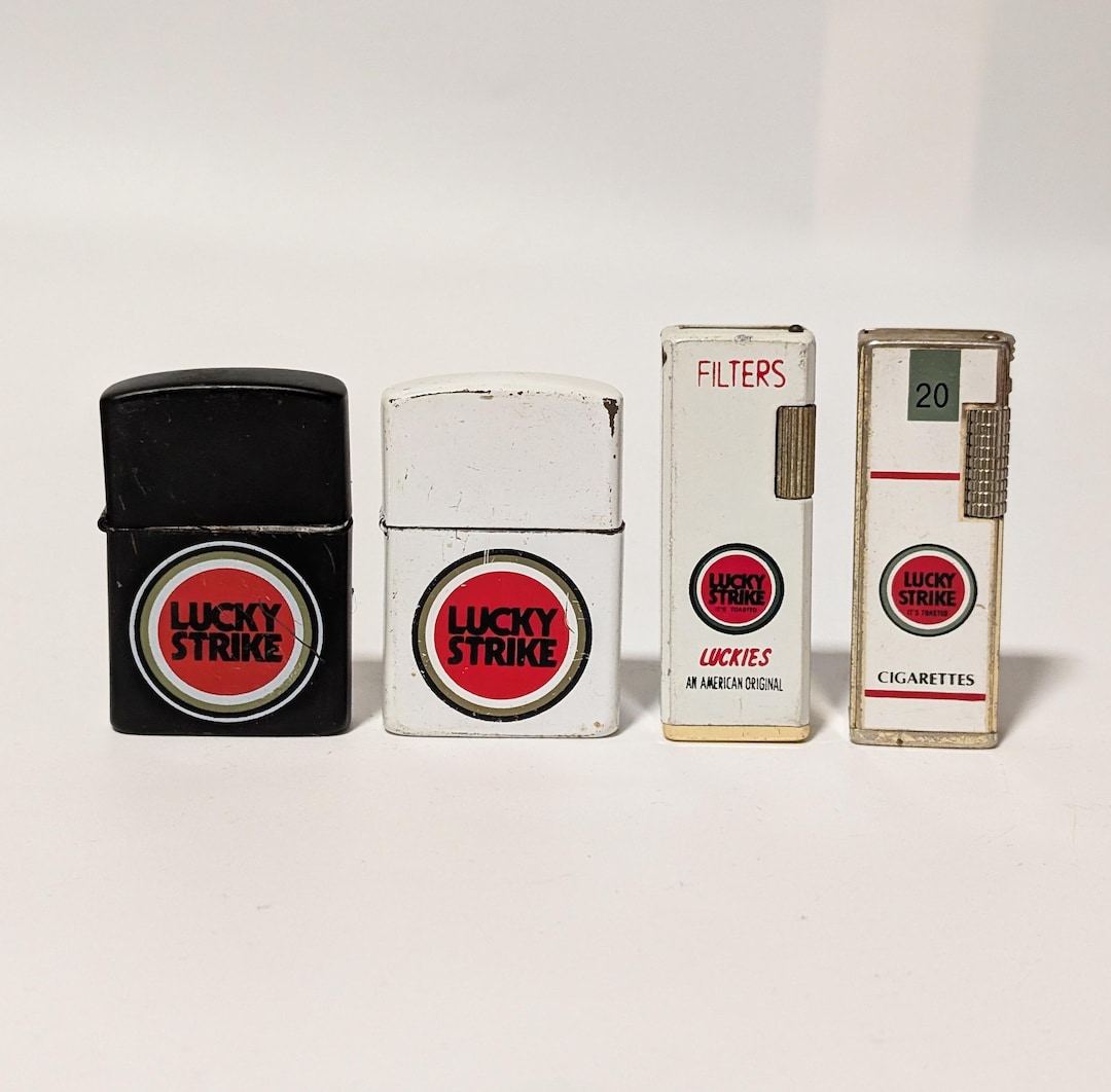 Lucky Strike Cigarettes Vintage Lighter Choice of One, Lucky Strike ...