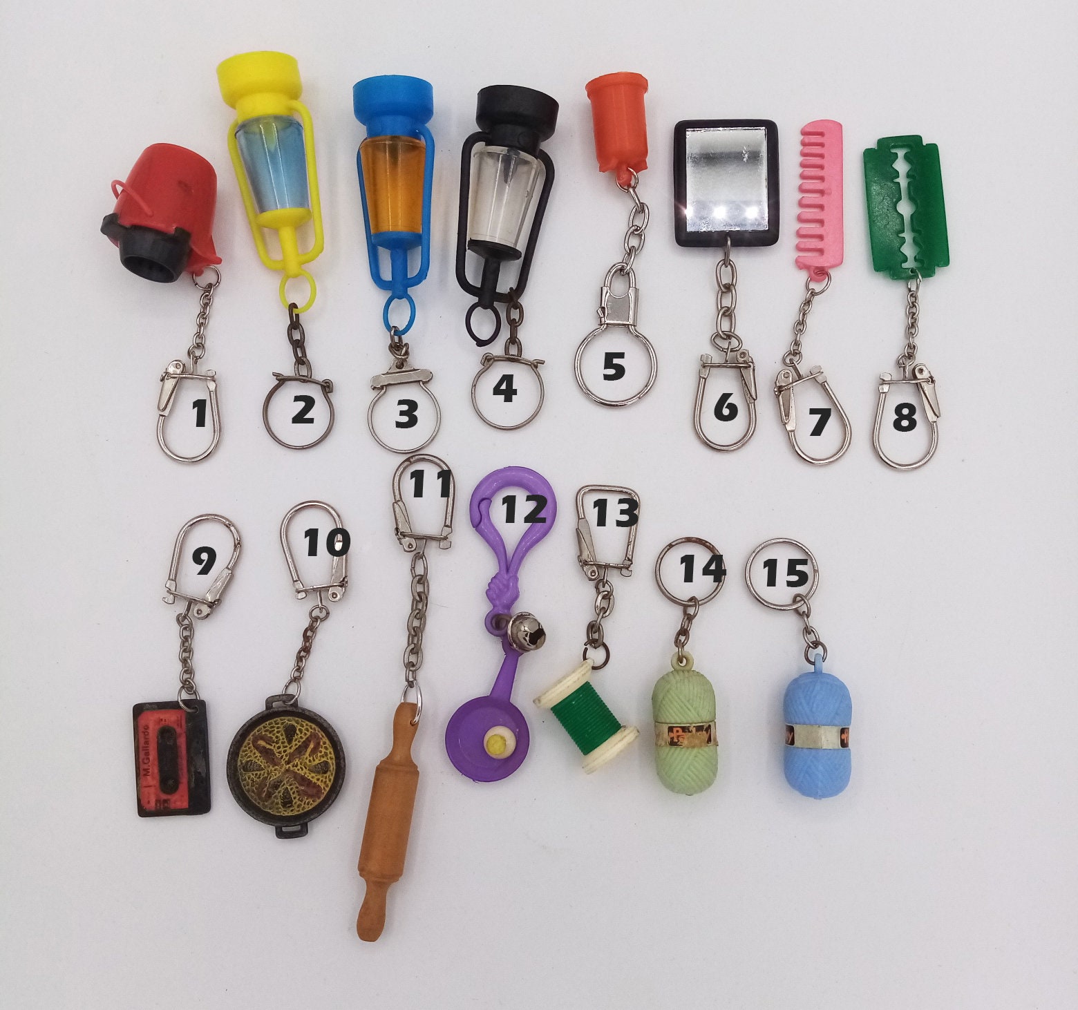 1960s Figurine Keychain: Vintage Collectible Keyring - Etsy