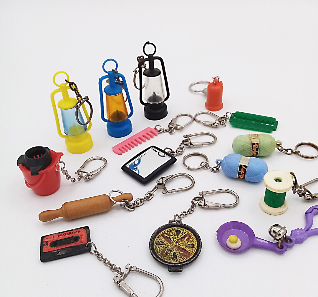 1960s Figurine Keychain: Vintage Collectible Keyring - Etsy