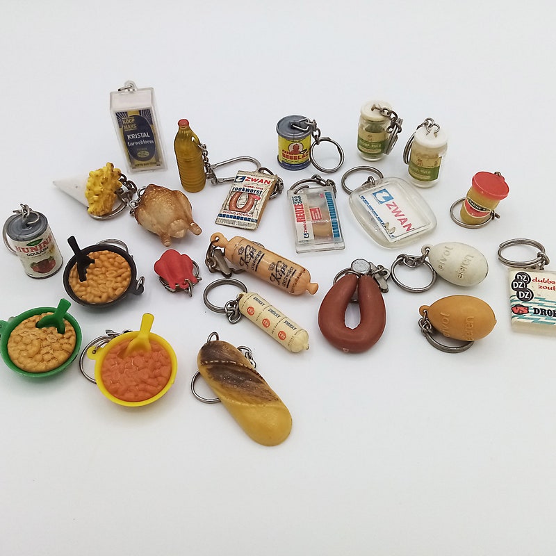 Food Keychain - Etsy