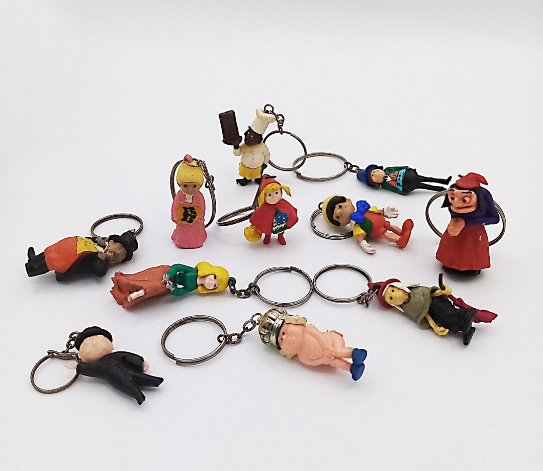 From 1970s Dutch Figurines Vintage Keyring Choice of One, Figurine ...