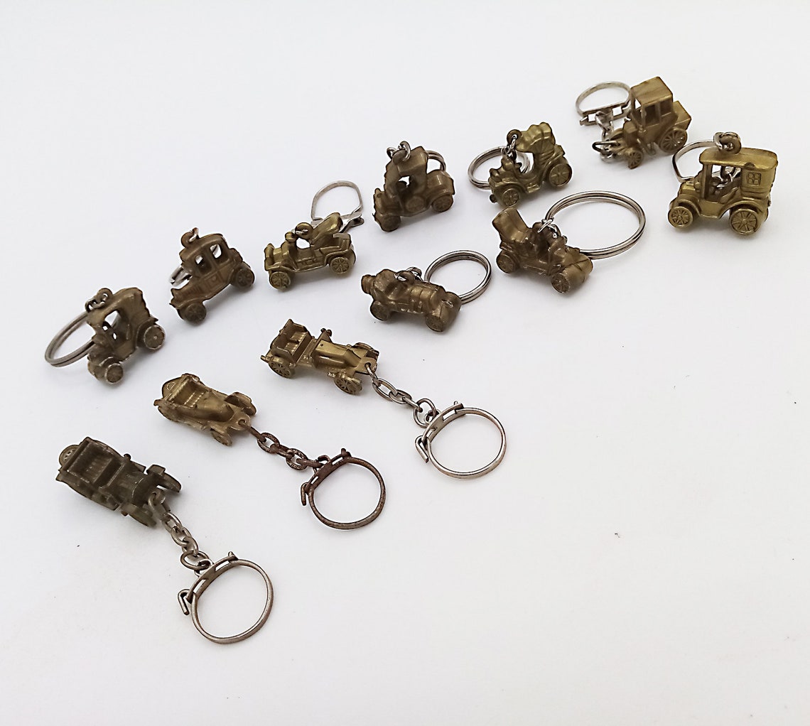 1960s Antique Car Collection Keychain Car Keychain Vintage - Etsy