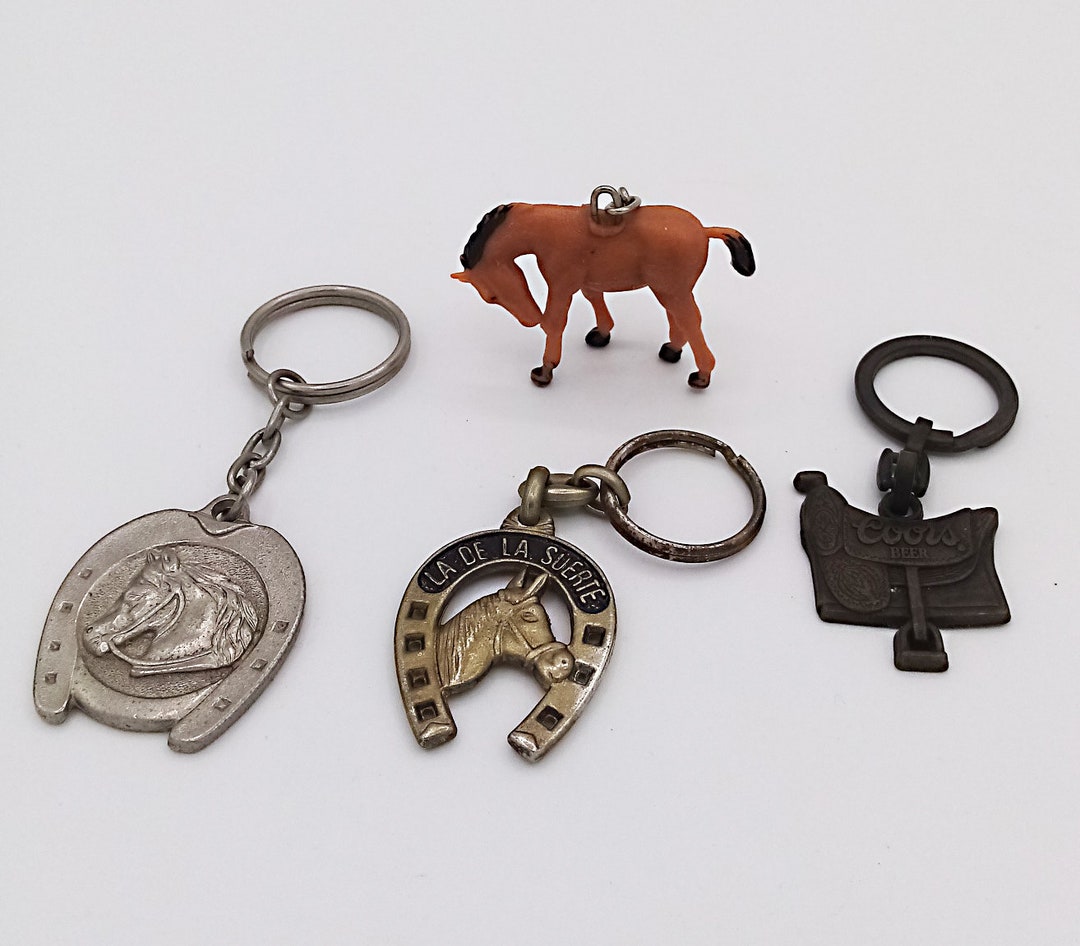 From 1960s Horse Collection Keychain Choice of One, Good Luck Keychain ...