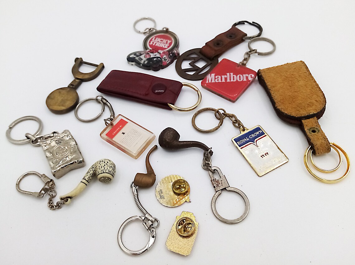 Tobacco Brand Vintage Keychain, Tobacciana Vintage, Marlboro Keychain ...