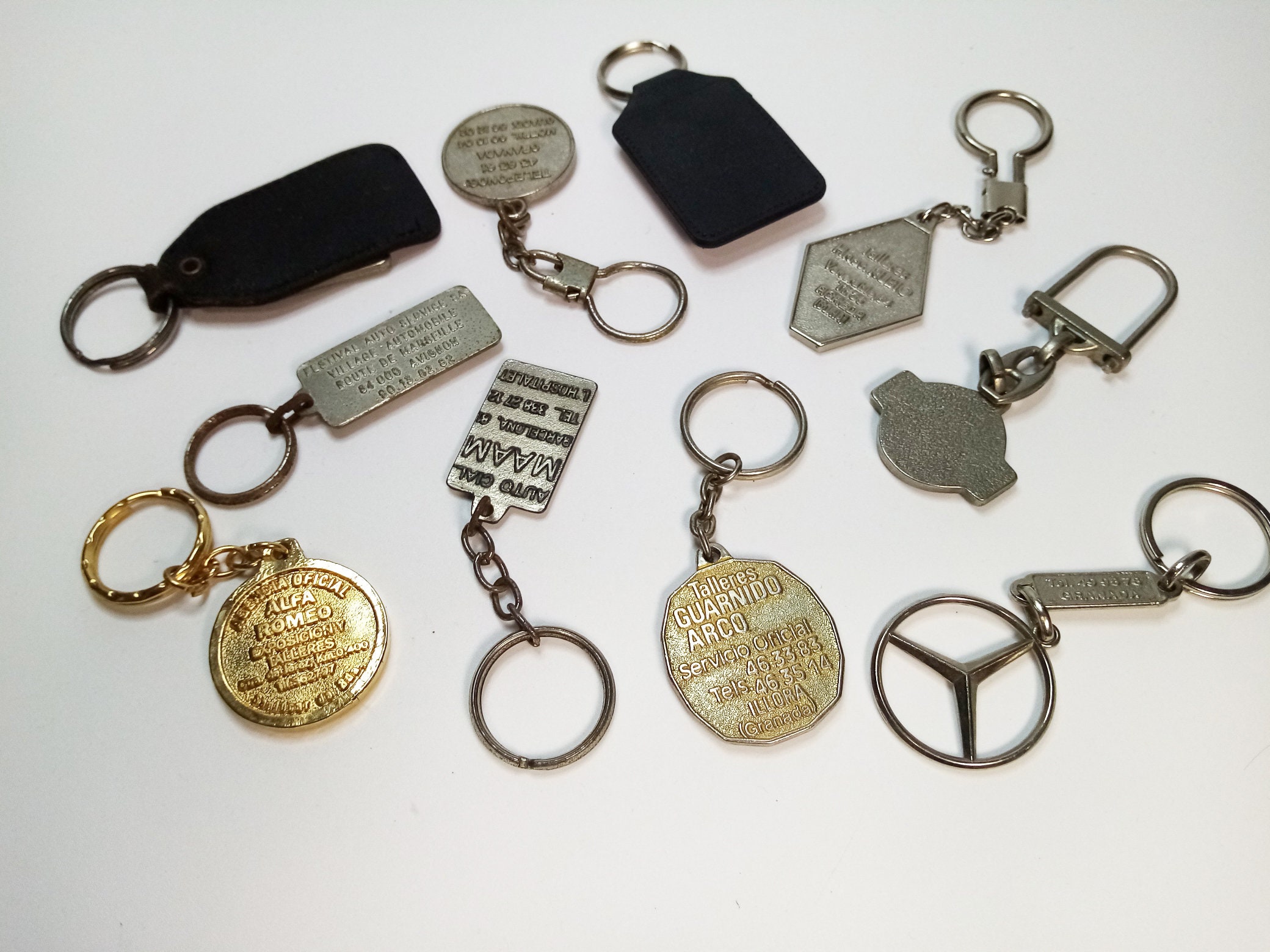 Vintage Car Brand Collection Keychain, Motor Keychain, Vintage Keychain ...