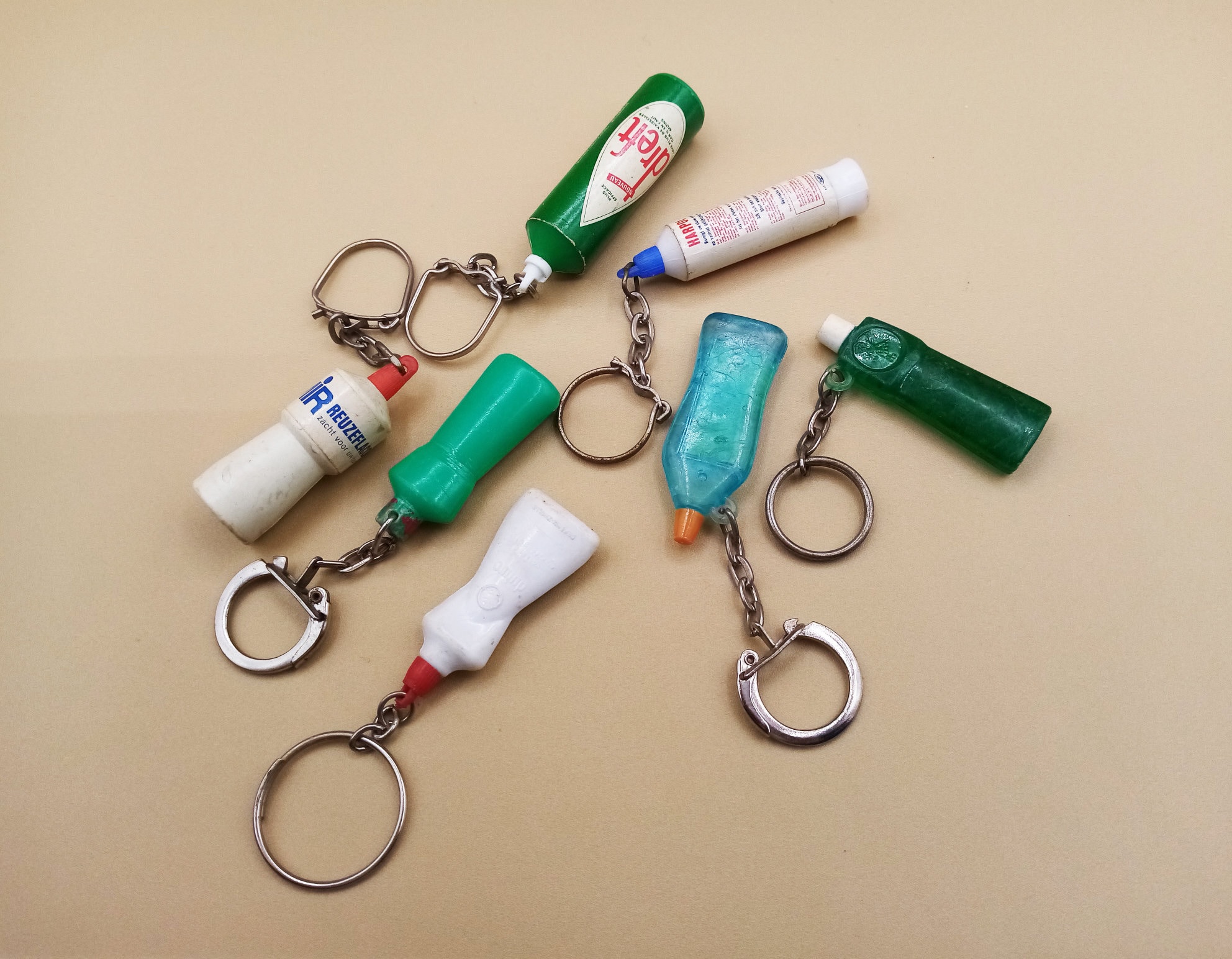 1960s Cleaning Product Collection Keychain, Food Keychain, Vintage ...