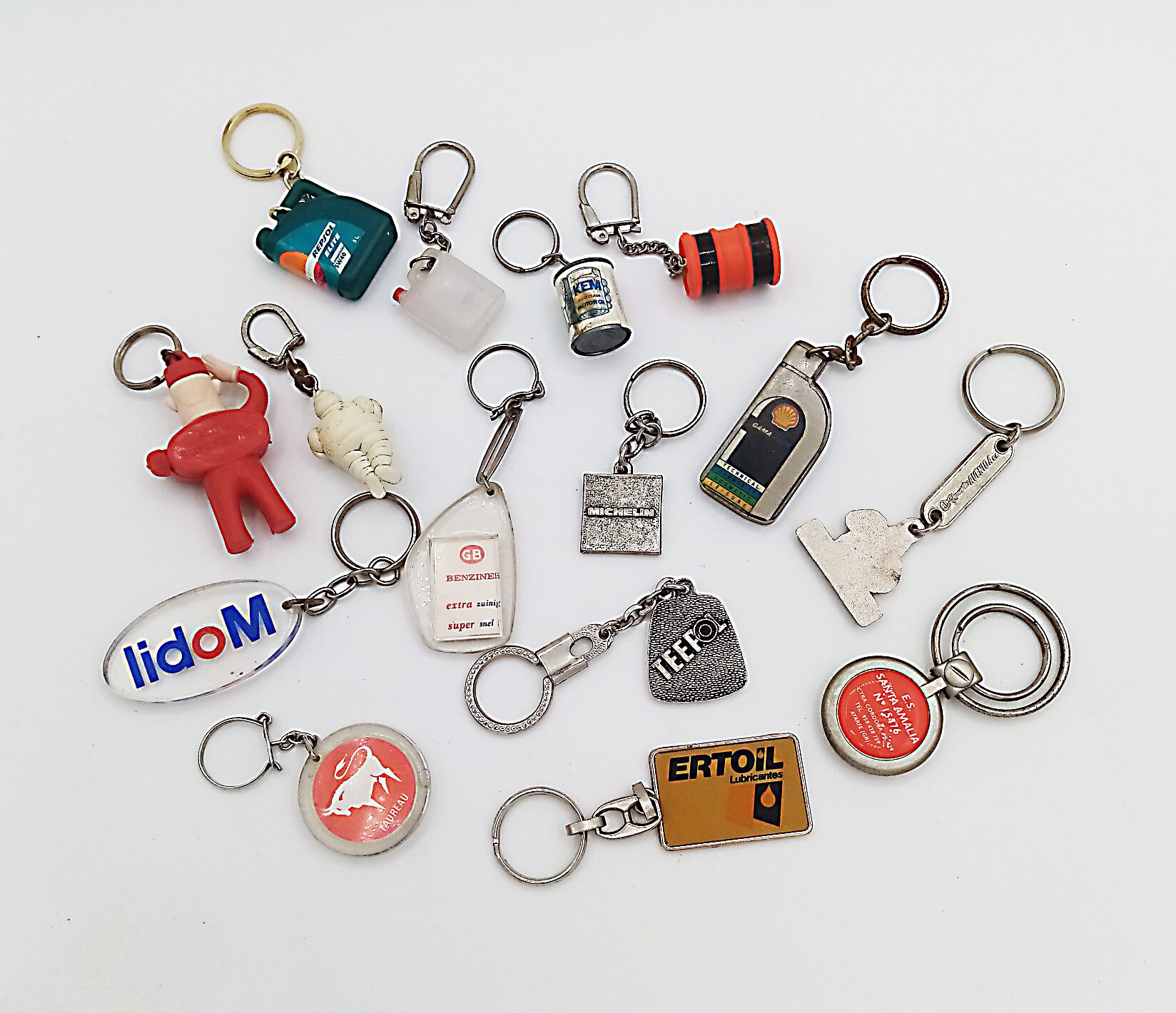 Vintage Motor Oil Collection Keychain, Motor Keychain, Vintage Keychain ...