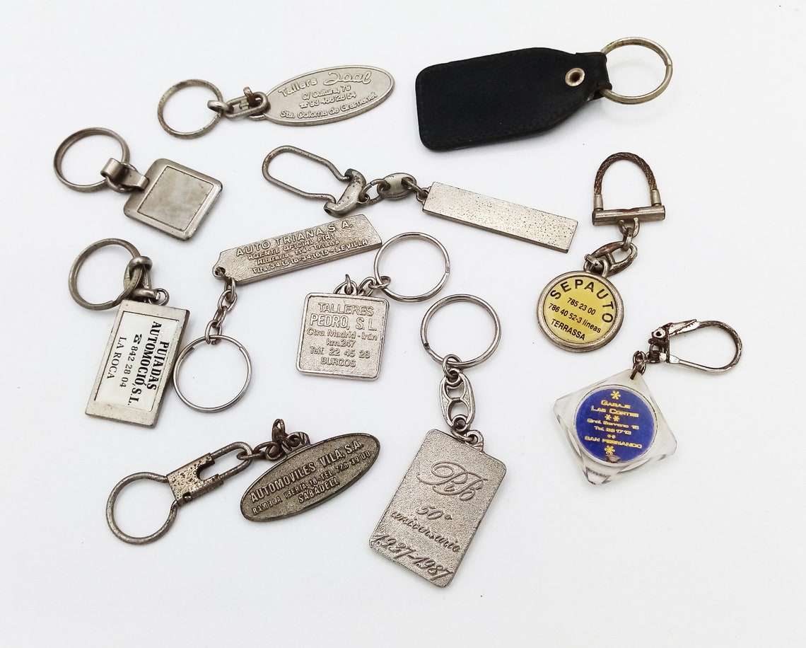 From 1970s Car Brand Collection Keychain, Vintage Keychain, Vintage ...