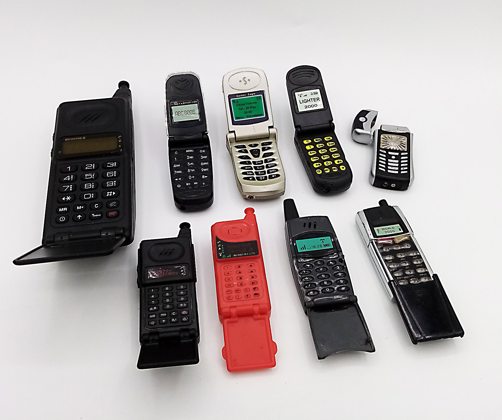 Choice of One Mobile Phone Vintage Lighter, Mobile Phone Miniature ...