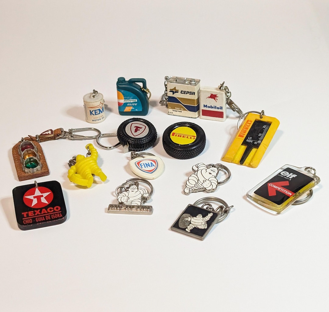 Lubricant Motor Brands Vintage Keychains Choice of One, Pirelli ...