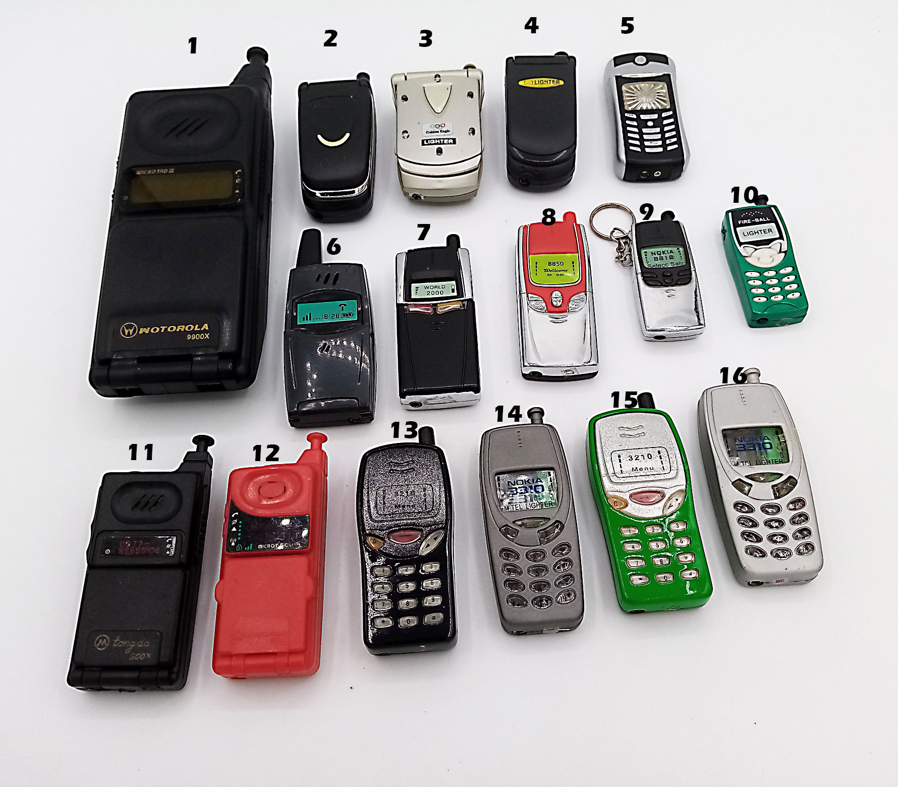 Choice of One Mobile Phone Vintage Lighter, Mobile Phone Miniature ...