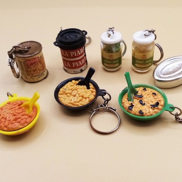 Food Keychain - Etsy