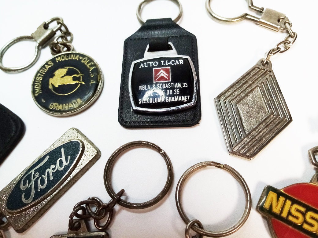 Vintage Car Brand Collection Keychain, Motor Keychain, Vintage Keychain ...
