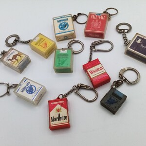 From 1960s Tobacco Cigarettes Box Vintage Keychain, Tobacciana Vintage ...
