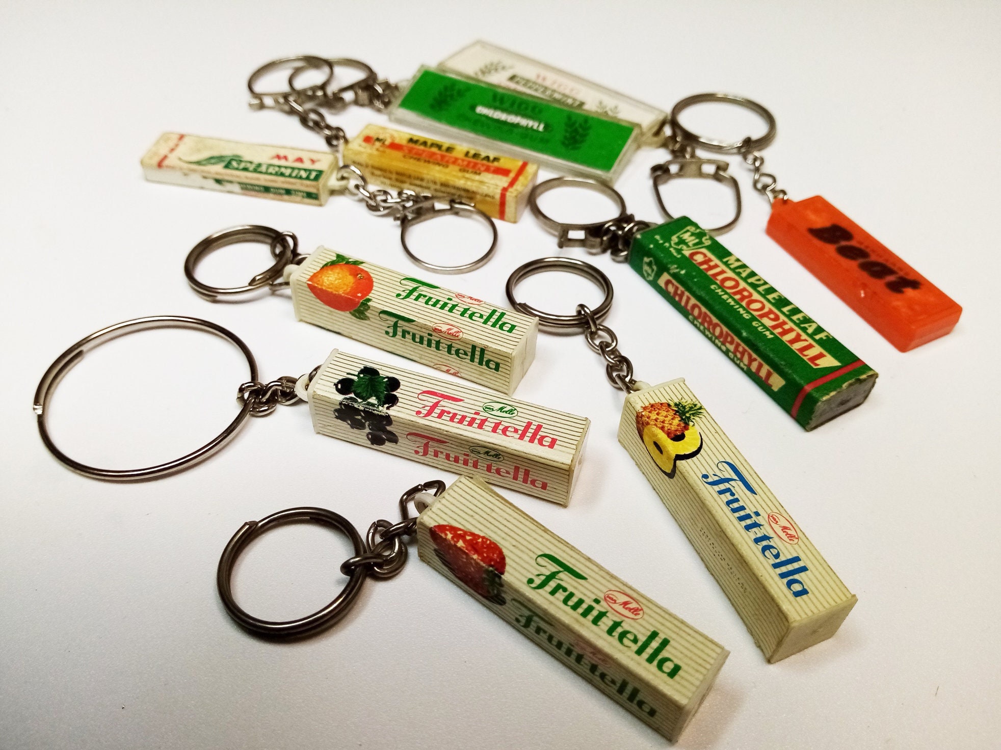 1960s Chewing Gum and Candy Collection Keychain, Vintage Collection ...