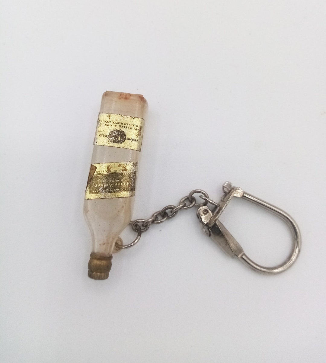Johnny Walker Bottle Vintage Keychain, Antique Keychain, Keychain ...