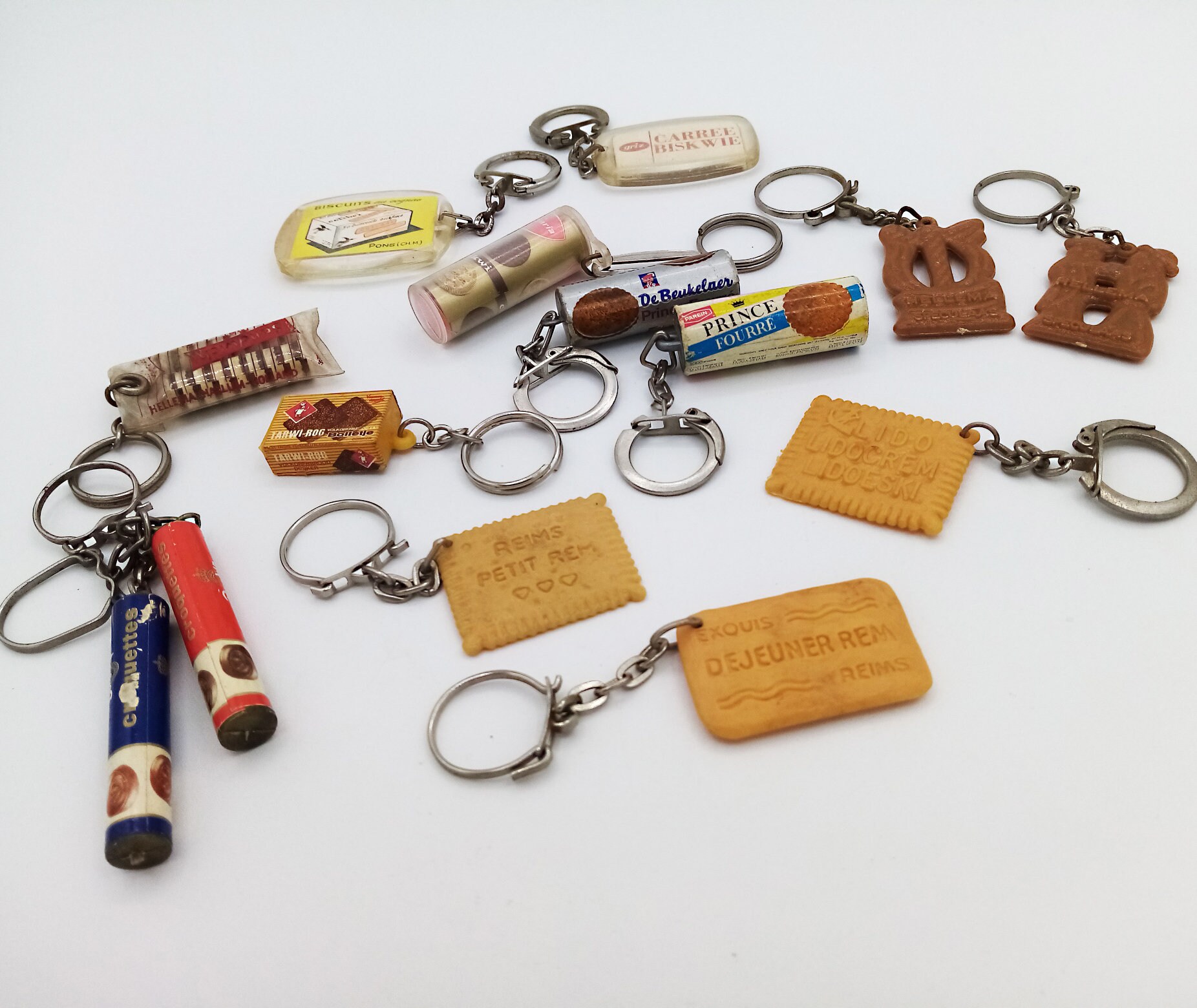1960s Cookies Collection Keychain Choice of One, Food Keychain ...