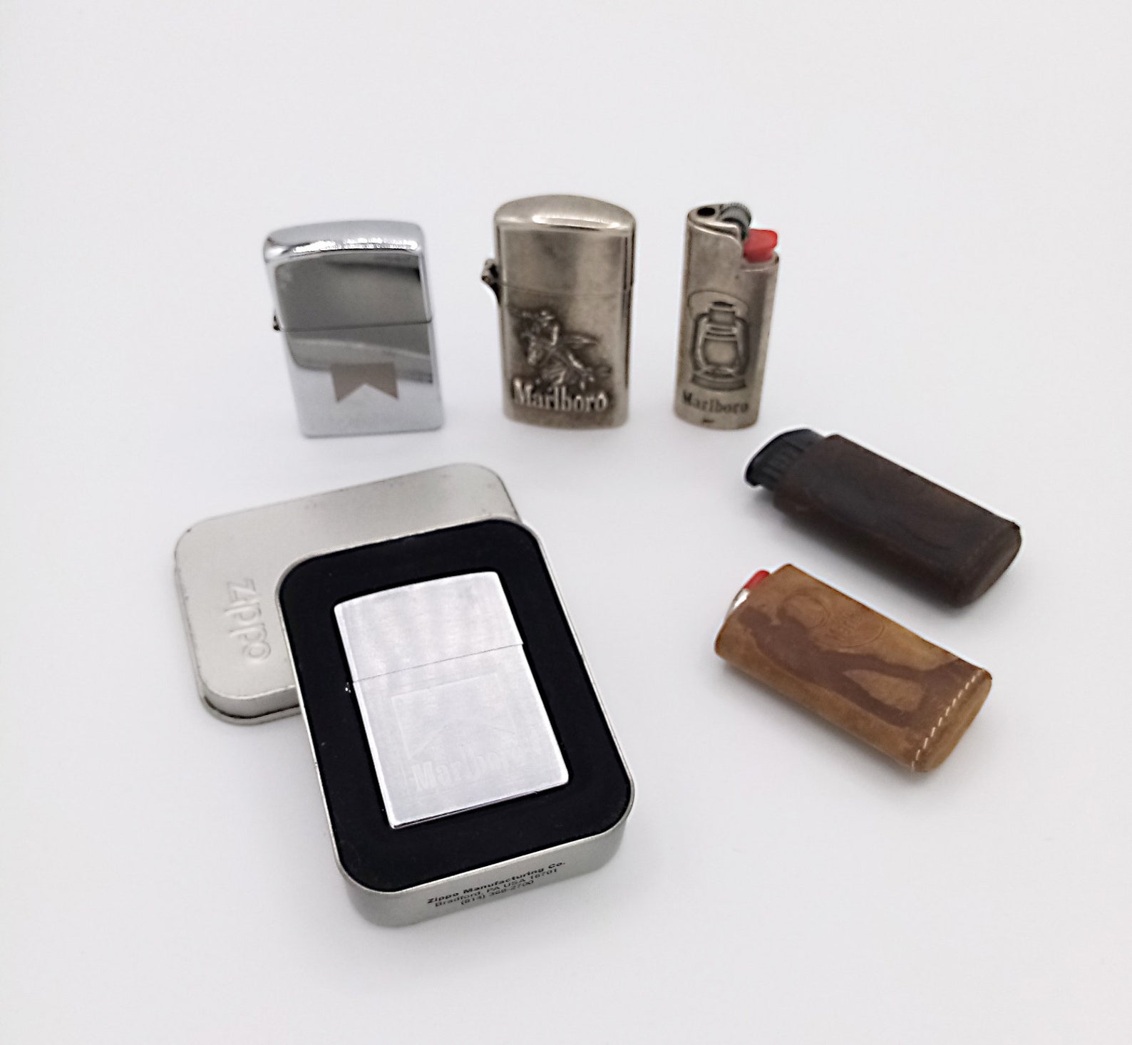 Marlboro Cigarettes Vintage Lighter Choice of One, Zippo Marlboro ...