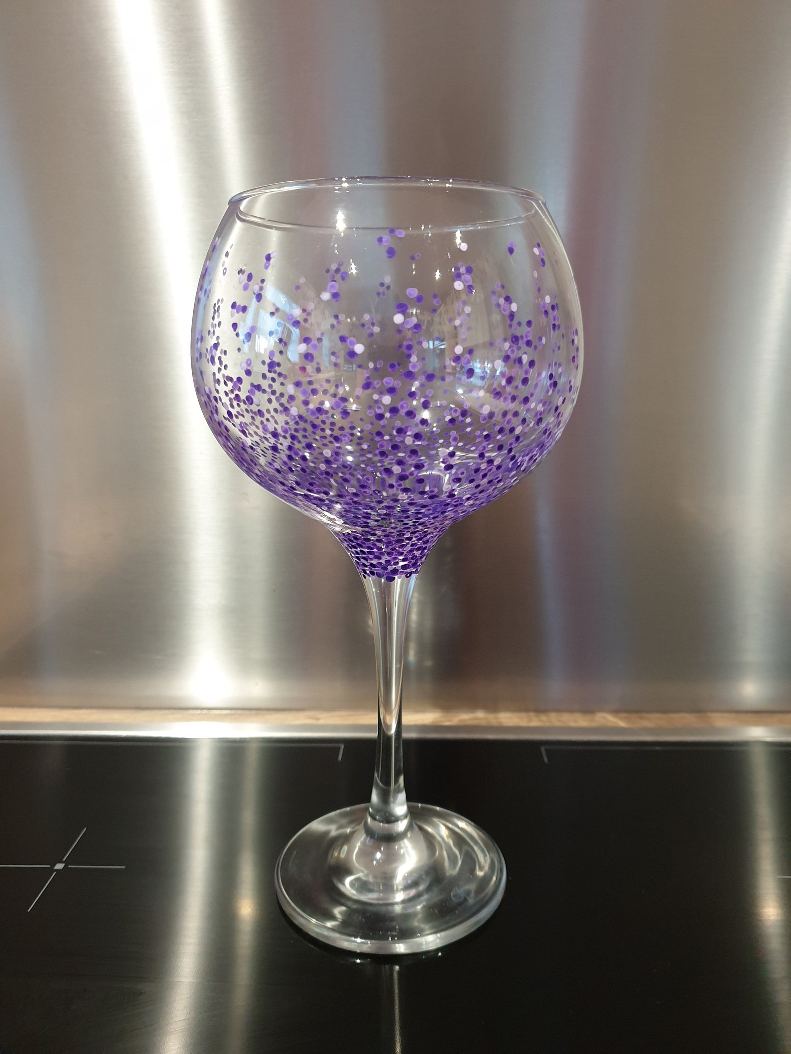 Handpainted Large Gin Glass - Etsy UK