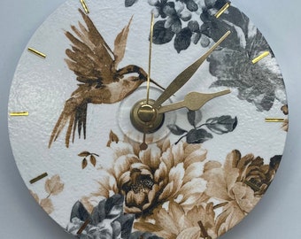 Decoupage Clock | Etsy