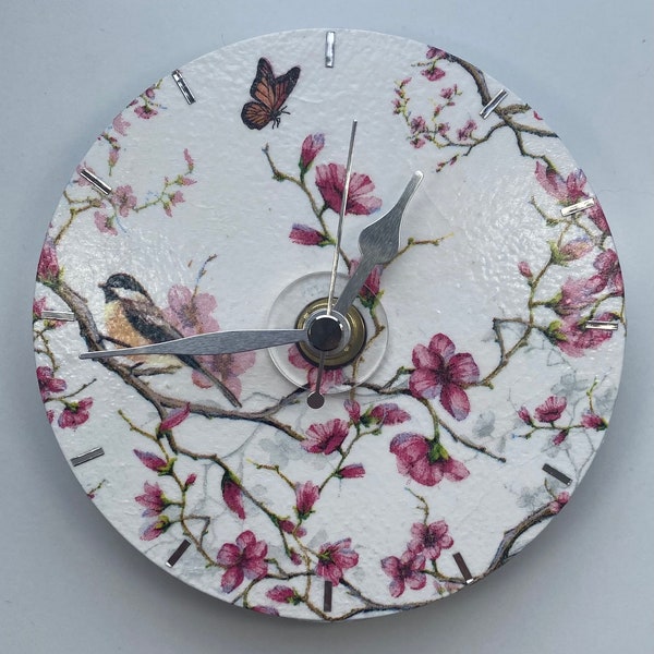 Decoupage Clock - Etsy
