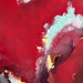 Original Abstract Painting / Wall Decor/wall Art / Red Abstract ...