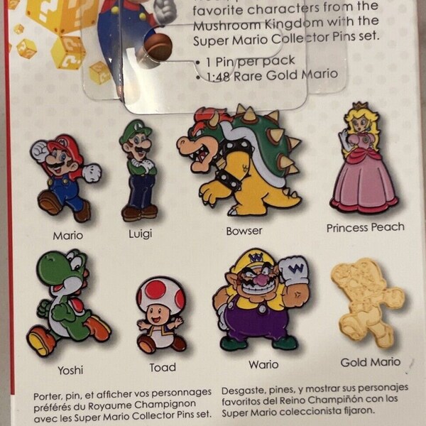 Mario Pins - Etsy