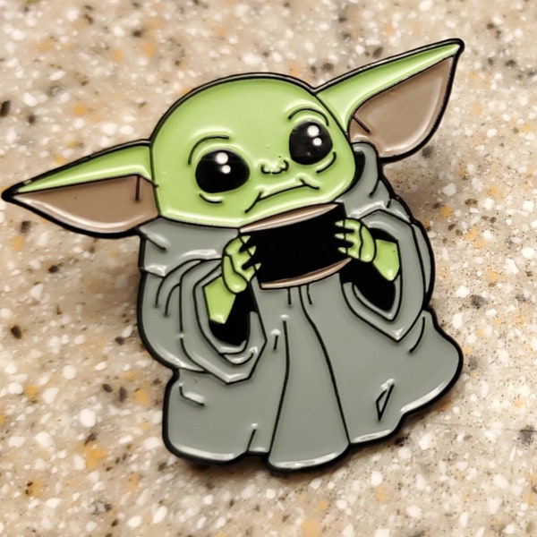 Grogu Enamel Pin - Etsy