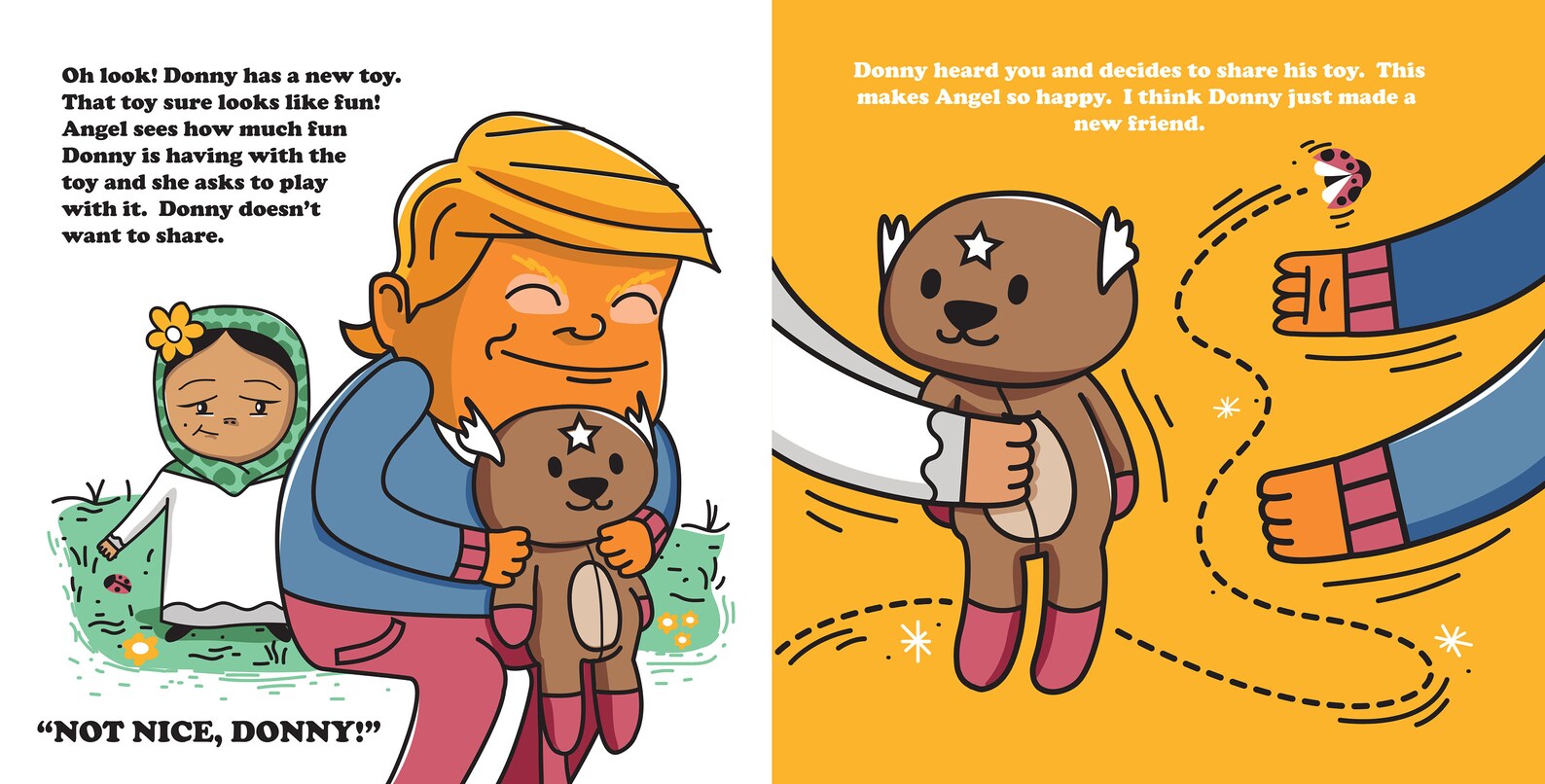 Donald Trump Kids Book "not Nice, Donny!" - Etsy