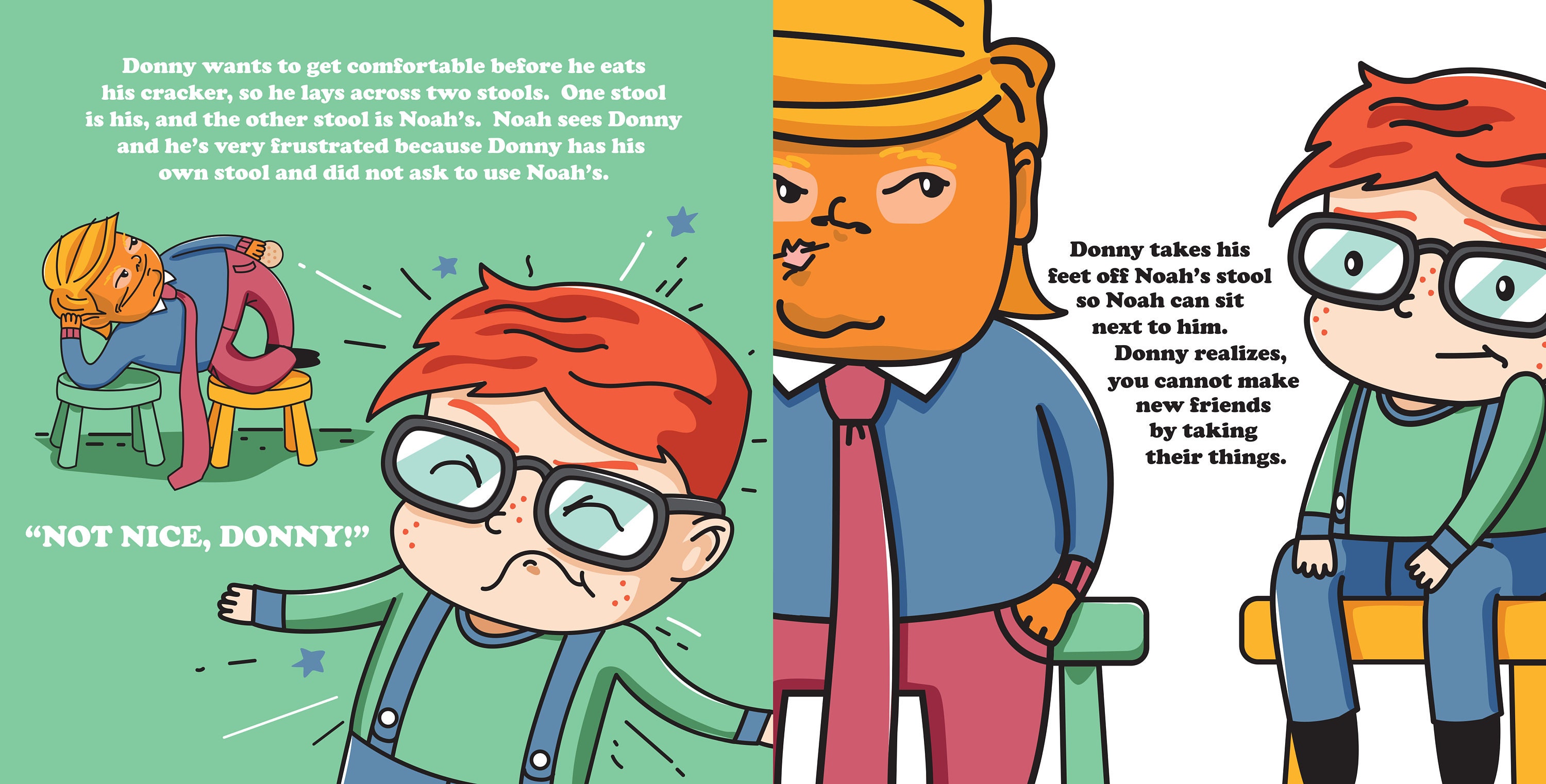 Donald Trump Kids Book "not Nice, Donny!" - Etsy